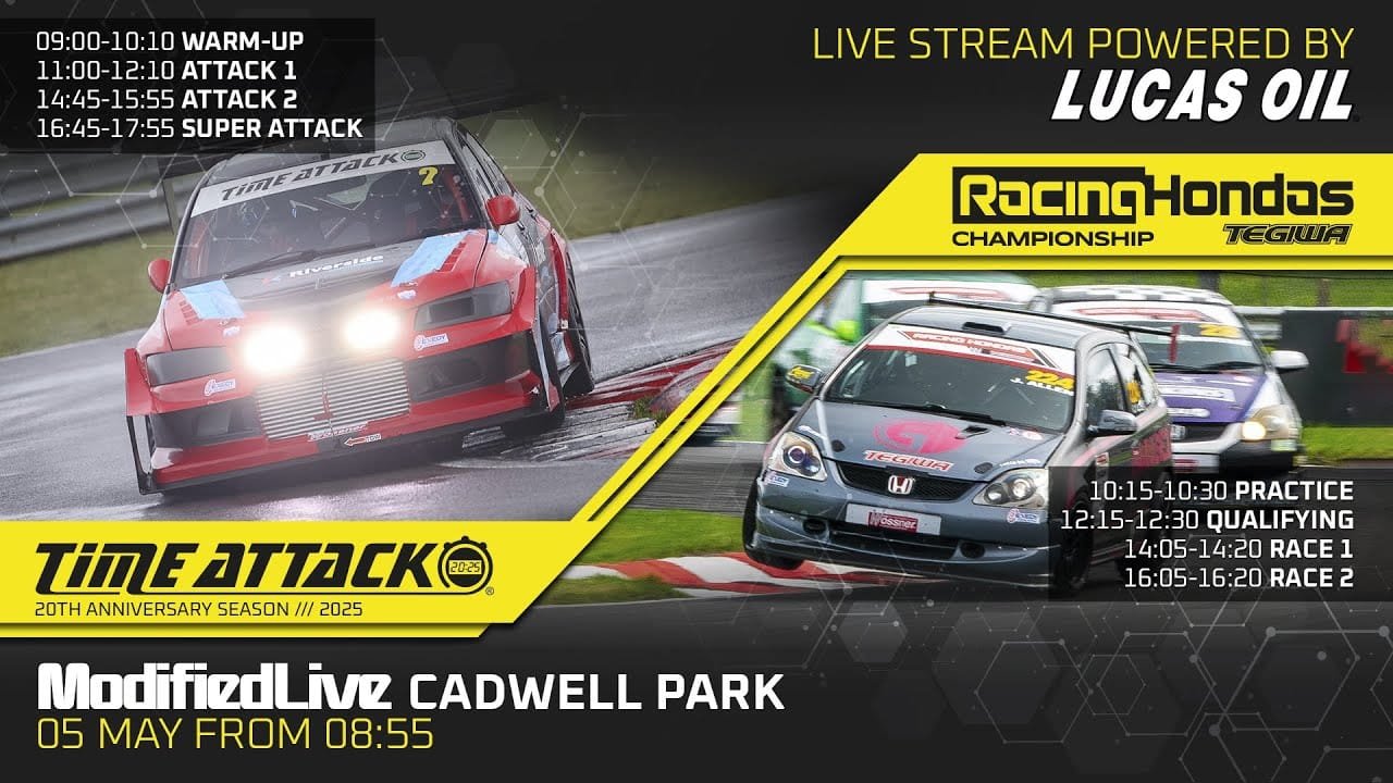 Live Stream: Time Attack UK 2025 – Cadwell Park – Proline Motorsport.co.uk