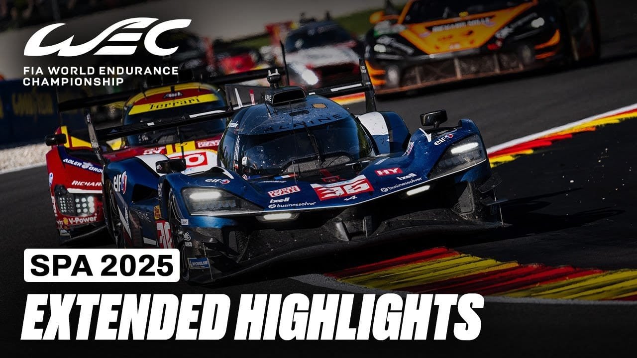 Highlights: FIA WEC | 2025 TotalEnergies 6 Hours of Spa – Proline ...