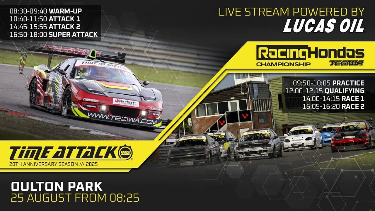 Live Stream: Time Attack UK 2025 – Oulton Park – Proline Motorsport.co.uk