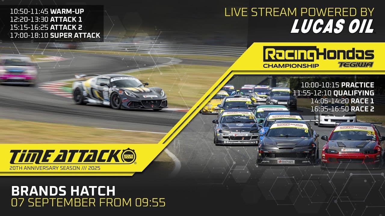 Live Stream: Time Attack UK 2025 – Brands Hatch II – Proline Motorsport ...