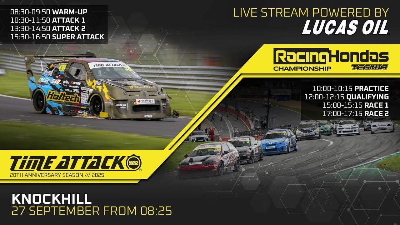 Live Stream: Time Attack UK 2025 – Knockhill – Proline Motorsport.co.uk