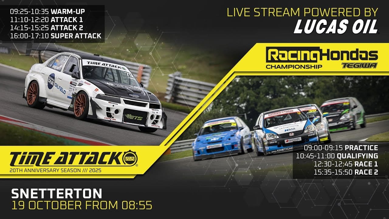 Live Stream: Time Attack UK 2025 – Snetterton 200 – Proline Motorsport ...